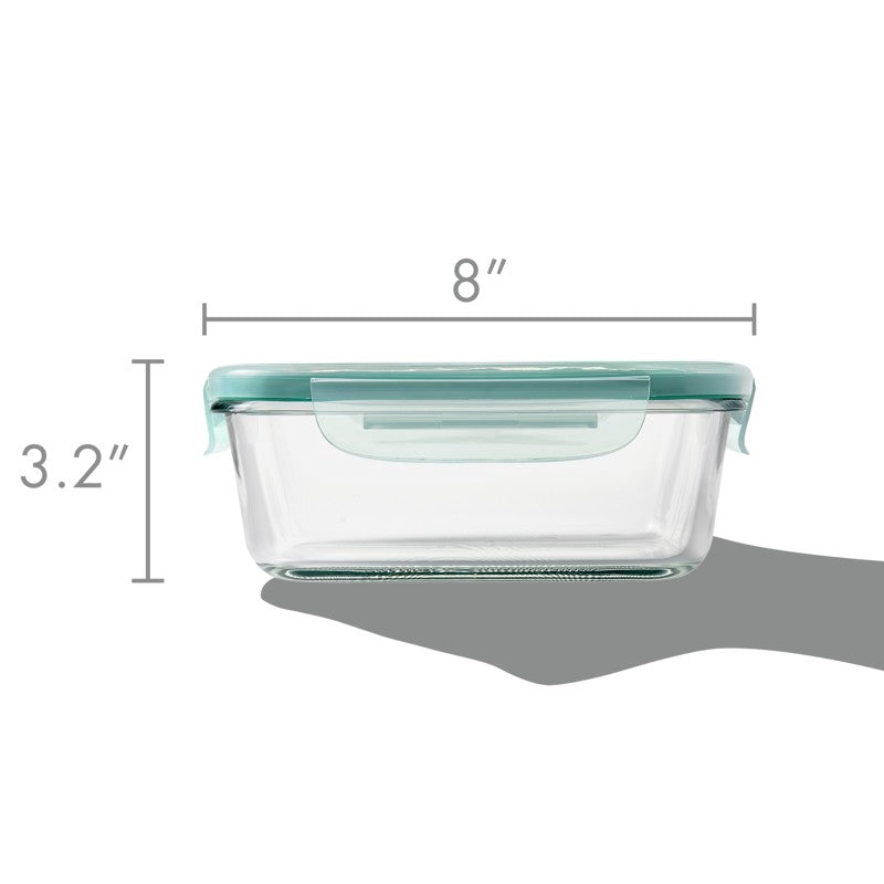 SmartSeal Glass Rectangular Container – Penna & Co.
